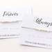 Set of 2 Forever & Always Morse Code Bracelet Couple Morse - Etsy