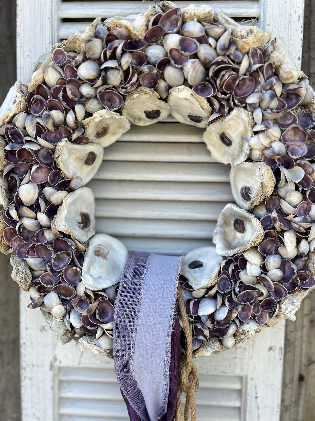 Clamshell and Oyster Wreath - Etsy