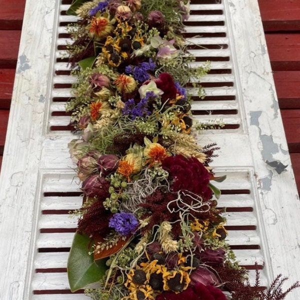Dried Flower Garland - Etsy