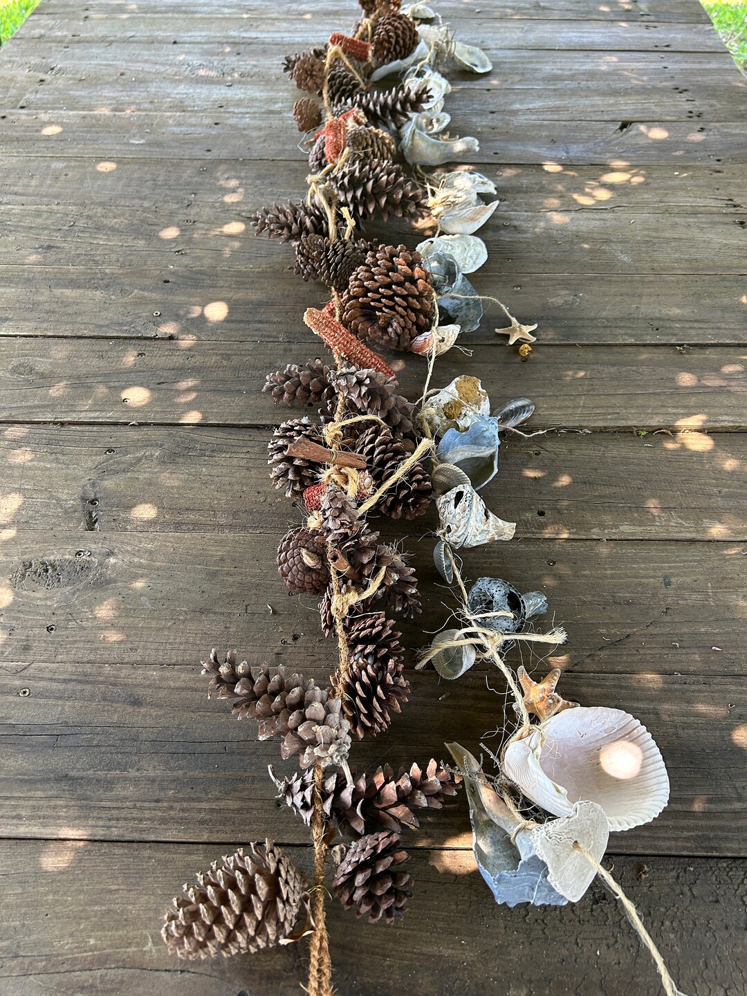 5'farm Table Table Scape Natural Garland Table Garland - Etsy