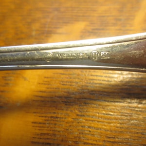 Rare Vintage 12 Piece Wellner Silver Fish Knives and Forks Service for ...