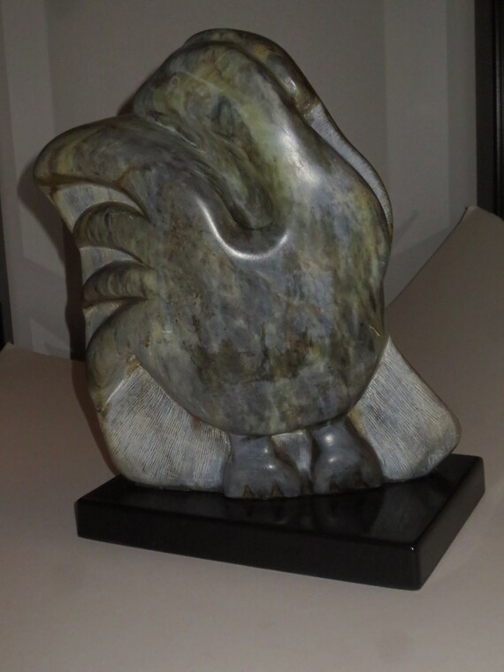 Grande sculpture en stéatite de 20 livres probablement sujet | Etsy France