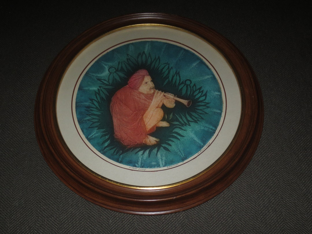 Vintage Colored Lithograph Artist Proof Titled Charmer by Canadian ...