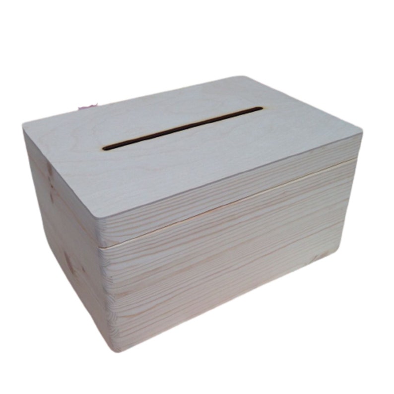 Lockable Natural Wooden Box wedding Guests Wish Post Box With - Etsy UK