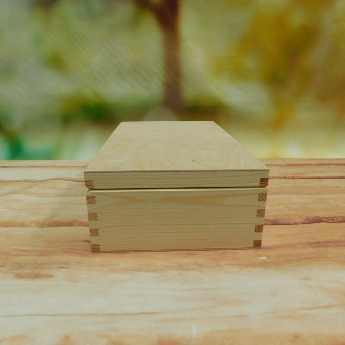 Blank Wooden Box With a Divider for 2 Wine Bottles Unpainted - Etsy