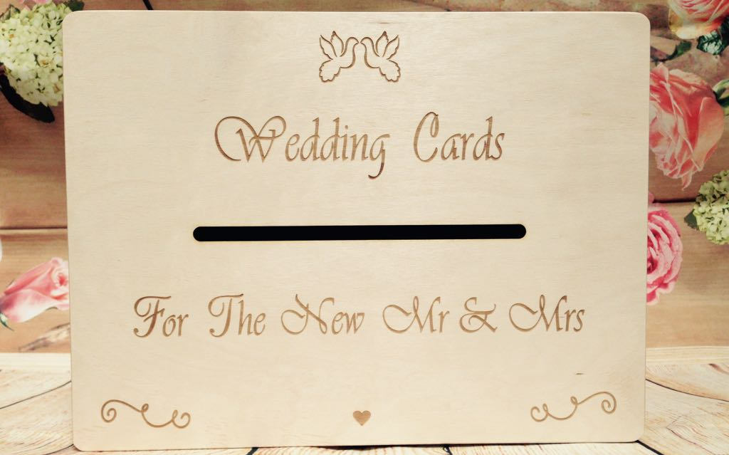 Lockable Wedding Guests Wish Post Box With a Key Wooden With | Etsy UK