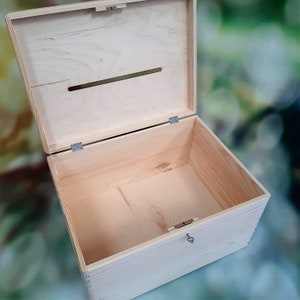 Large Lockable Wedding Card Box Funeral Card Box - Etsy