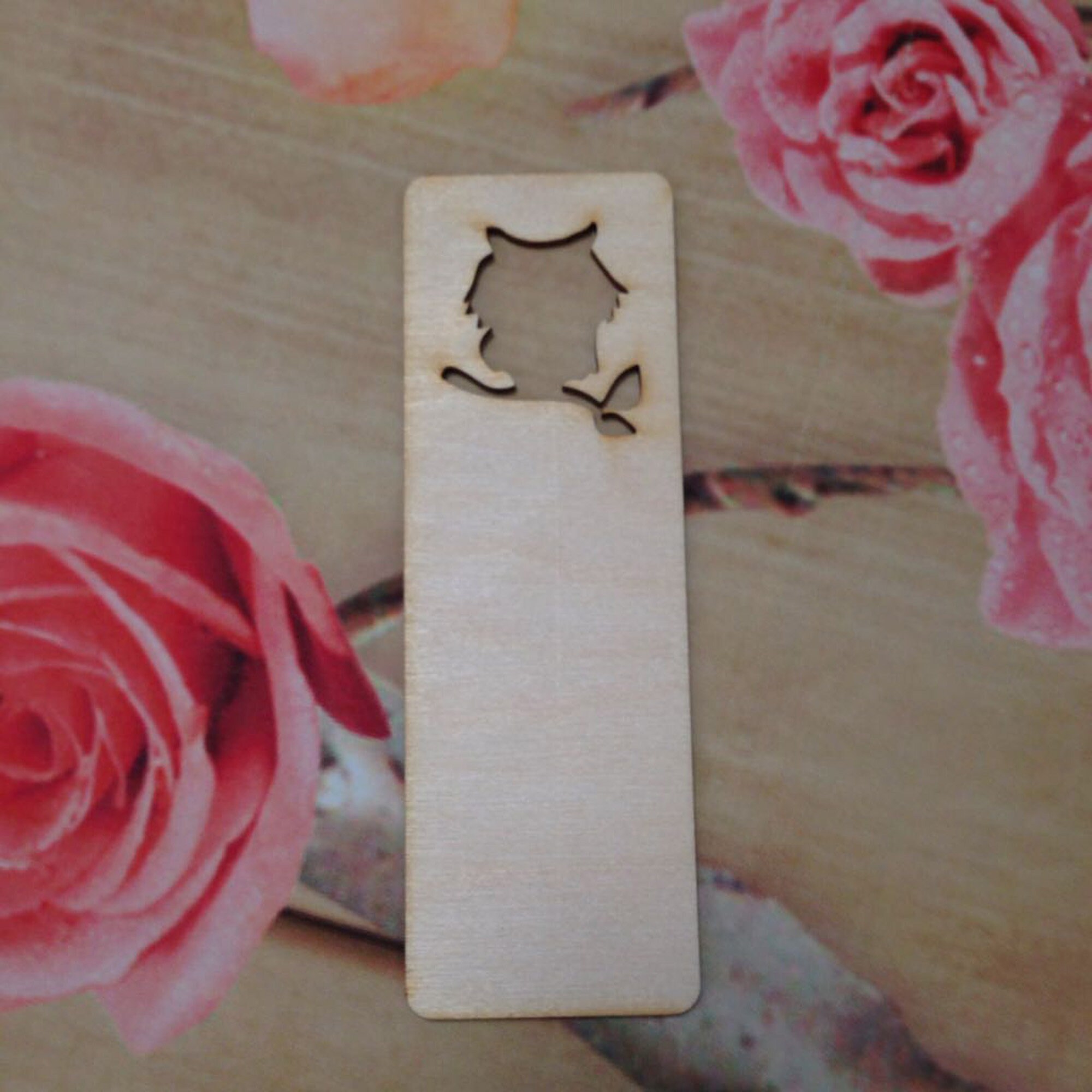 Set of 10 Wooden Bookmarks with Various Characters Owl | Etsy