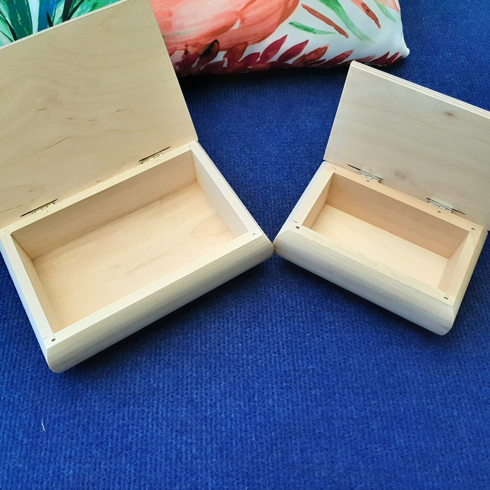 Blank Wooden Keepsake Box With Lid jewellery Case Small - Etsy UK