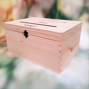 Large Funeral Post Box With Slot Memorial Rememberance Condolence ...