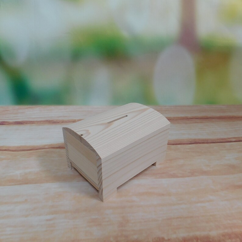 Plain Wooden Money Box Money Bank Untreated Wood Project - Etsy UK