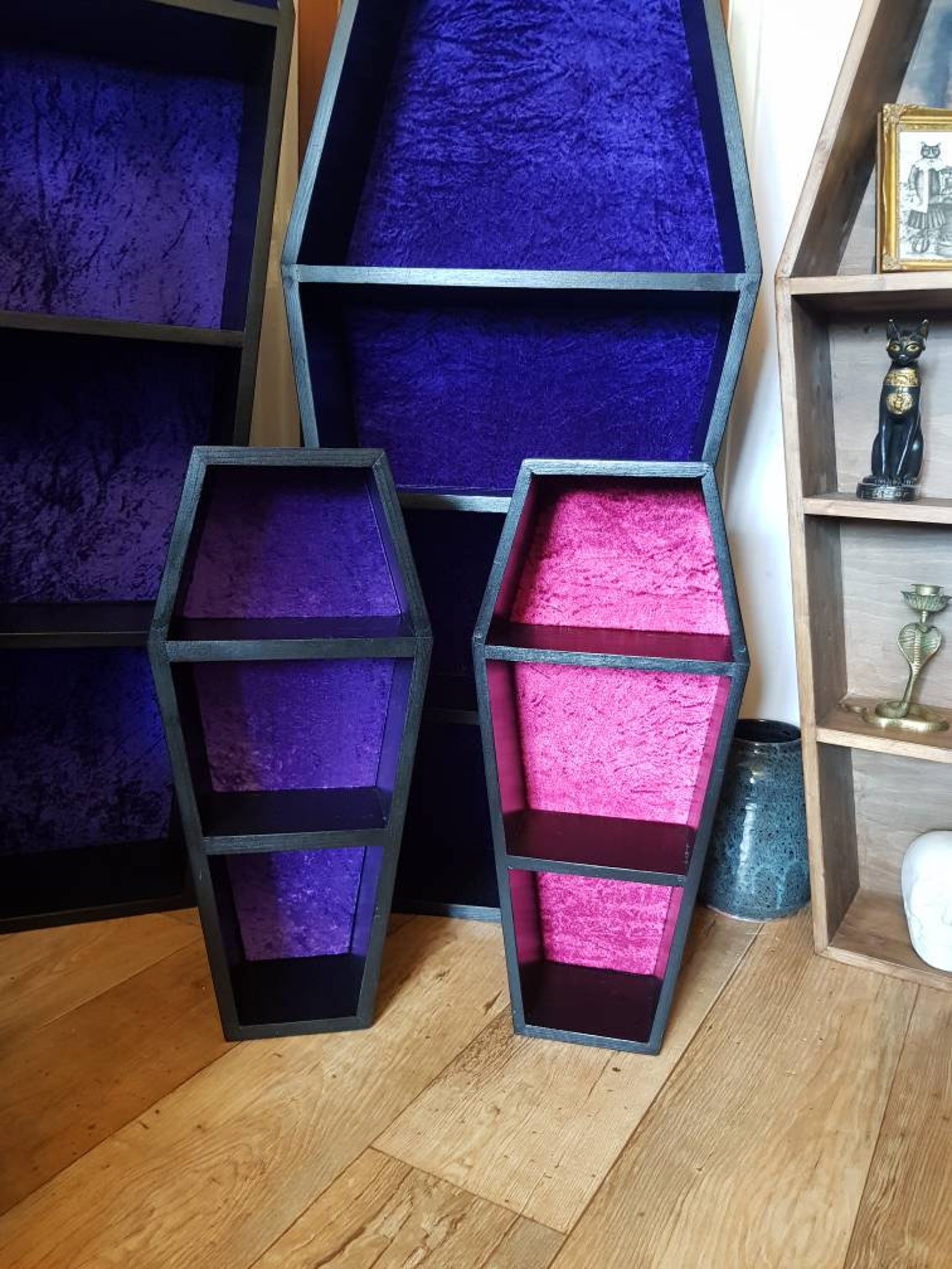 large-2ft-coffin-shelf-professionally-made-gothic-coffin-shape-etsy