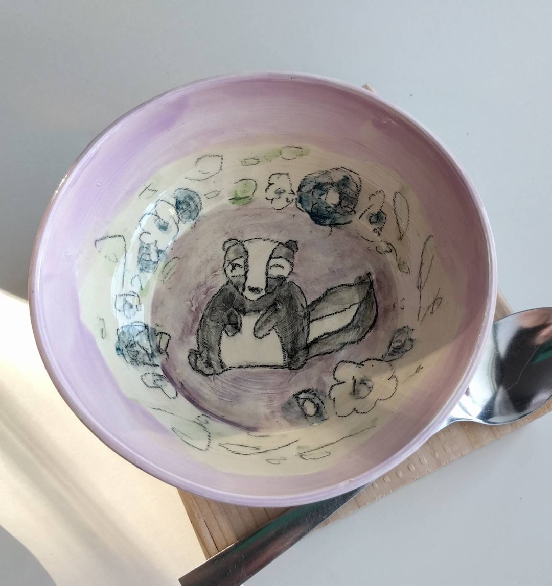 Cute Skunk Ring Dish, Whimsical Woodland Buddy Jewelry Storage, Lilac ...