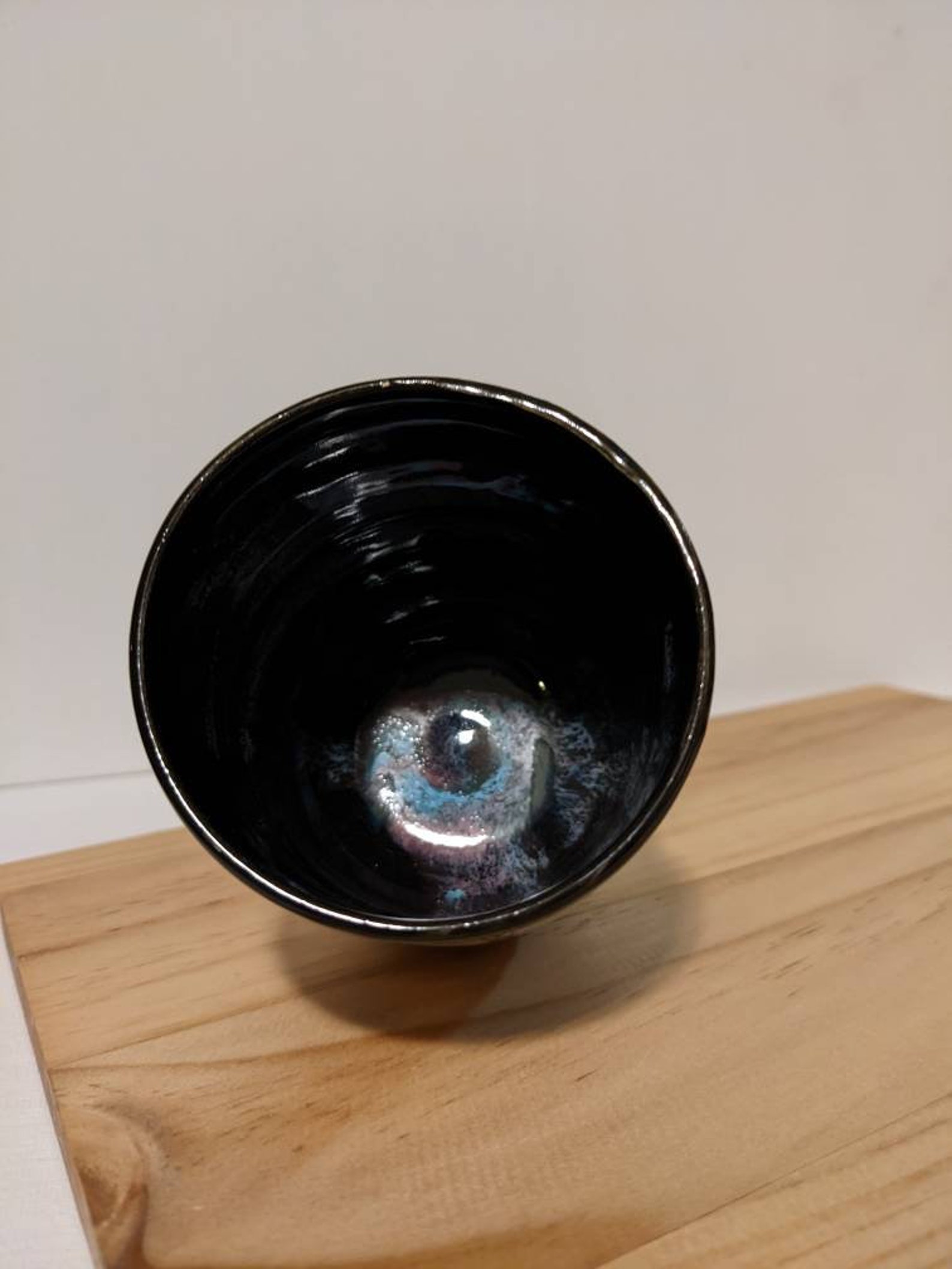 Rainbow Alien ET Ufo Ceramic Handmade Whiskey Water Wine Glass ...