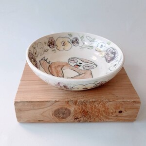 Happy Sloth Ring Dish, Cute Ceramic Whimsy Buddy Jewelry Storage, White ...