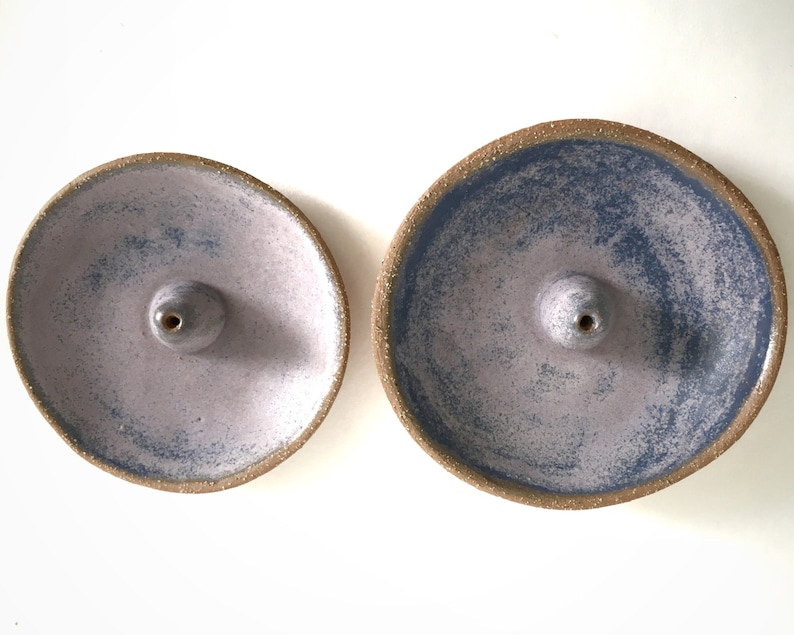 Handmade Ceramic Stick Incense Burner: Matte Glaze, Rustic Minimalist ...