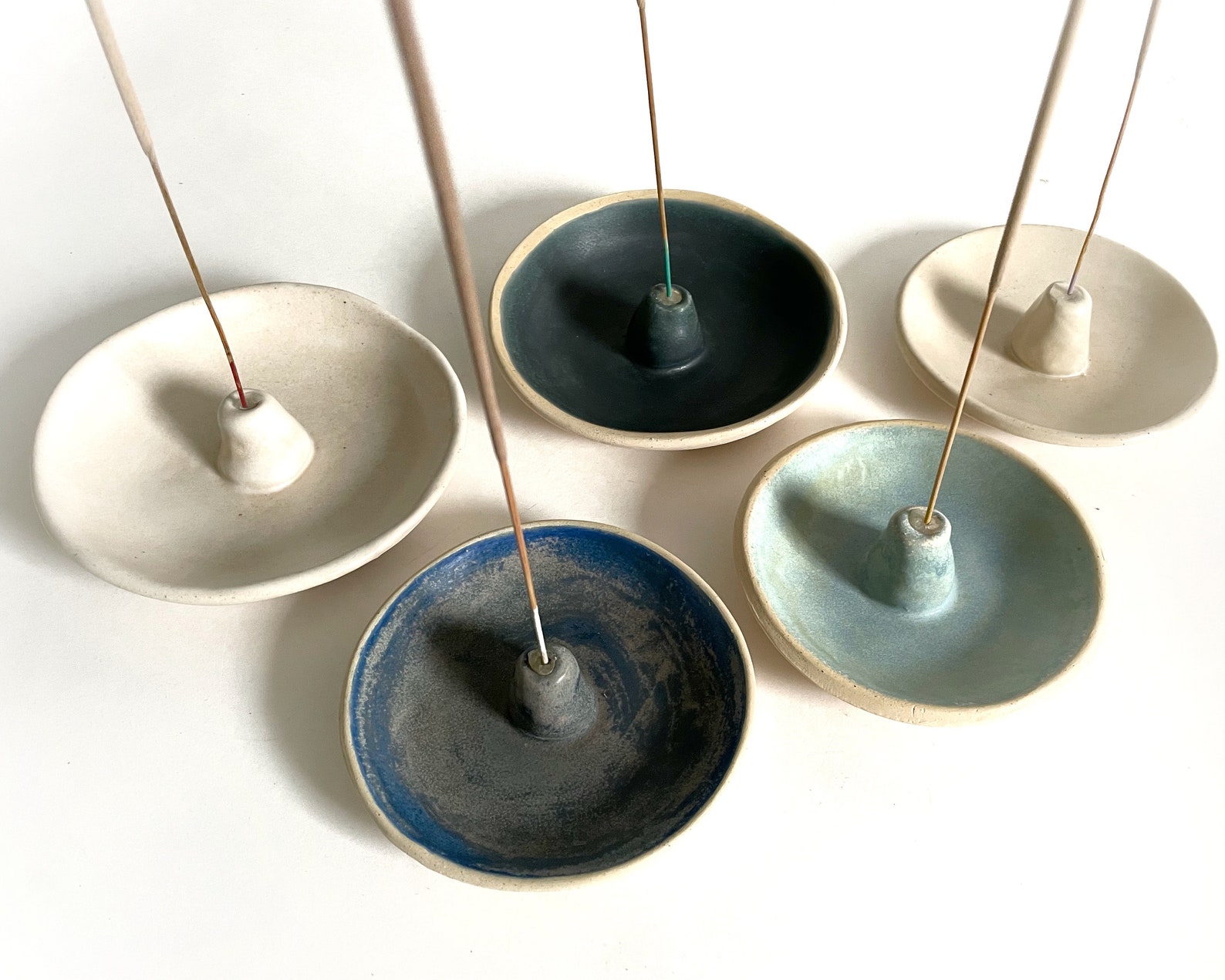 Ceramic Incense Holder. 2 Sizes. Four Matte Colors. Stick - Etsy