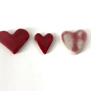 Ceramic Heart. Red Heart Charm. Essential Oil Diffuser. Bridal Shower ...