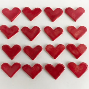 Ceramic Heart. Red Heart Charm. Essential Oil Diffuser. Bridal Shower ...