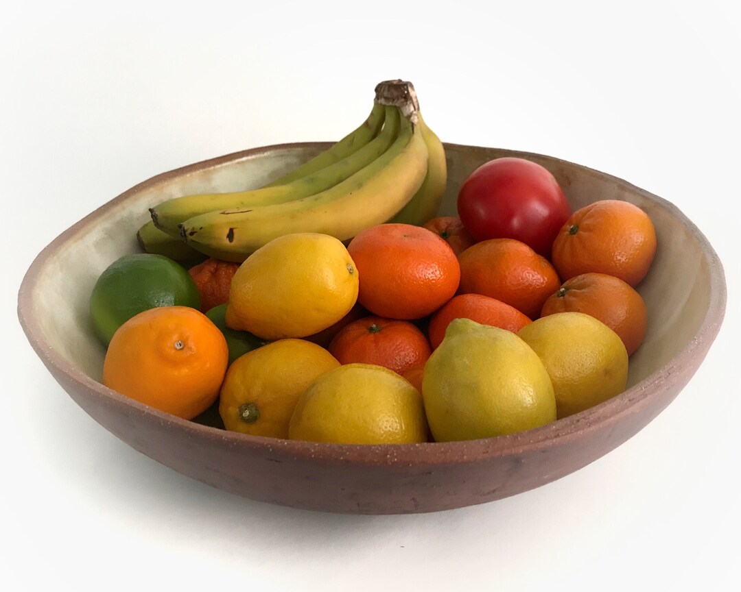 Centerpiece Bowl. Rustic Home Decor. Ceramic Fruit Bowl. Large - Etsy