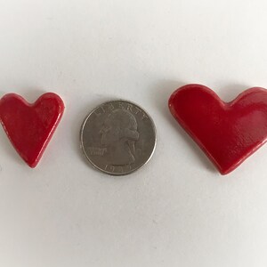 Ceramic Heart. Red Heart Charm. Essential Oil Diffuser. Bridal Shower ...