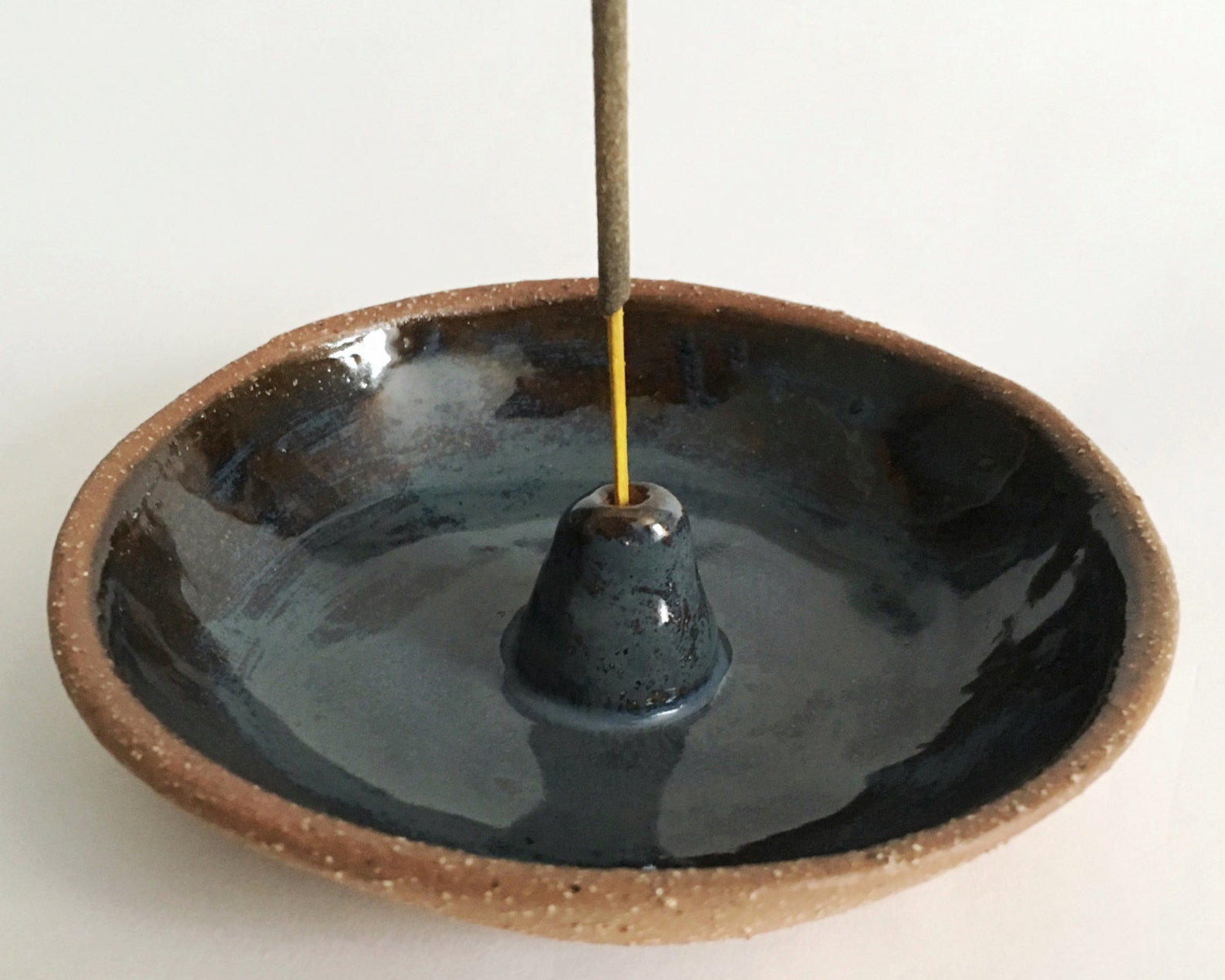 Glossy Ceramic Incense Holder. 2 Sizes. 5 Glaze Colors. Stick - Etsy