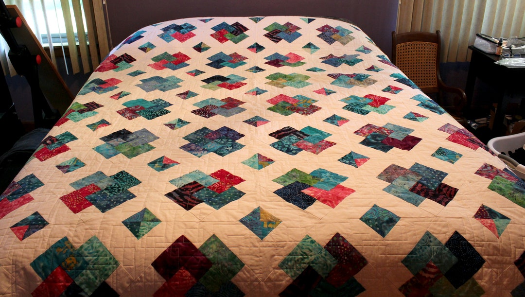Magic Card Trick Quilt Queen / King Size 81x93 - Etsy