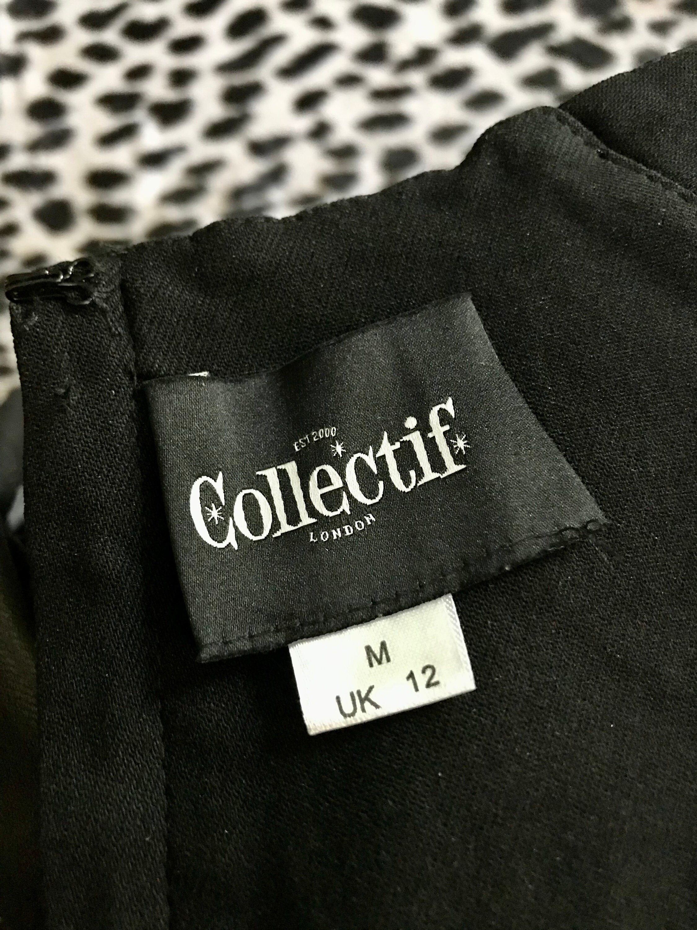 Collectif London 1950s Black Leather Look Jumpsuit / Bad Girl ...