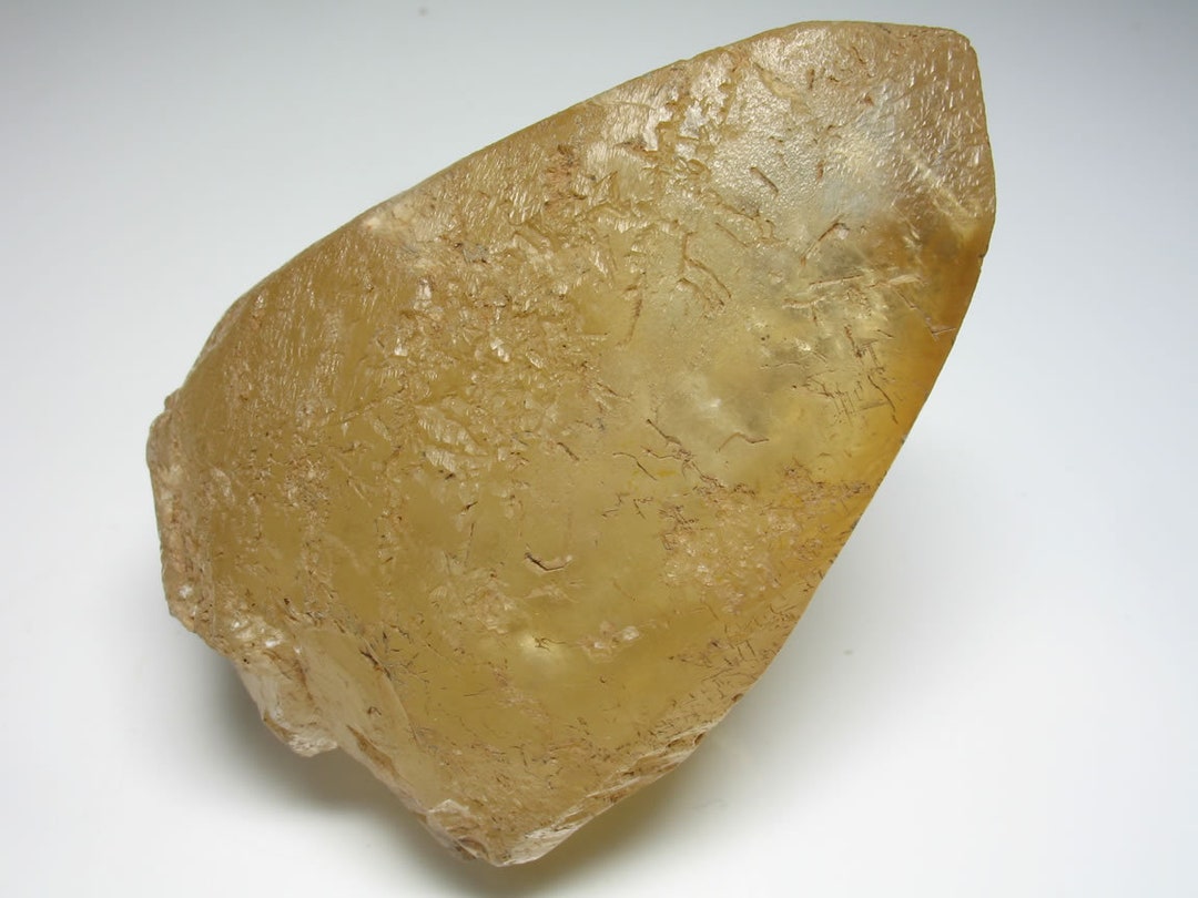 A Big Golden Calcite Crystal From the Ladywash Mine, UK - Etsy