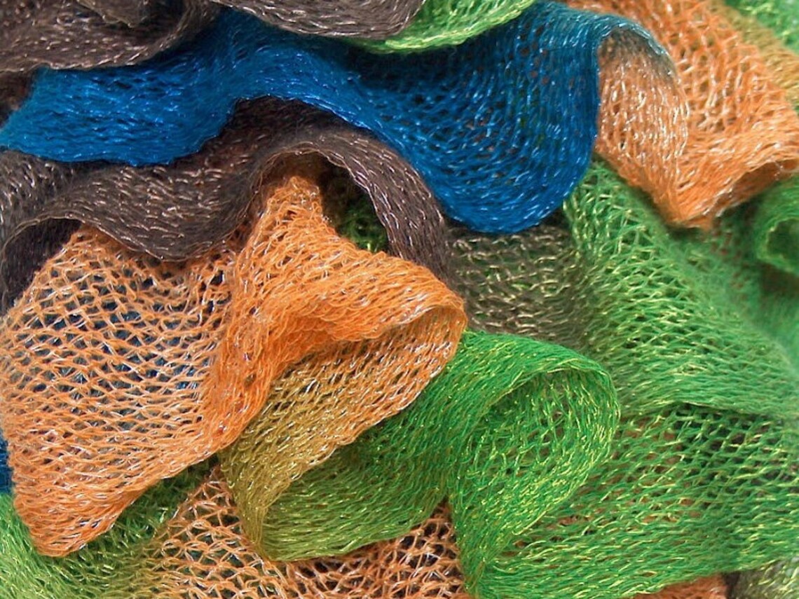 Knitting Ruffle Scarf Yarn ICE Mambo Cotton Summer Scarf Yarn - Etsy