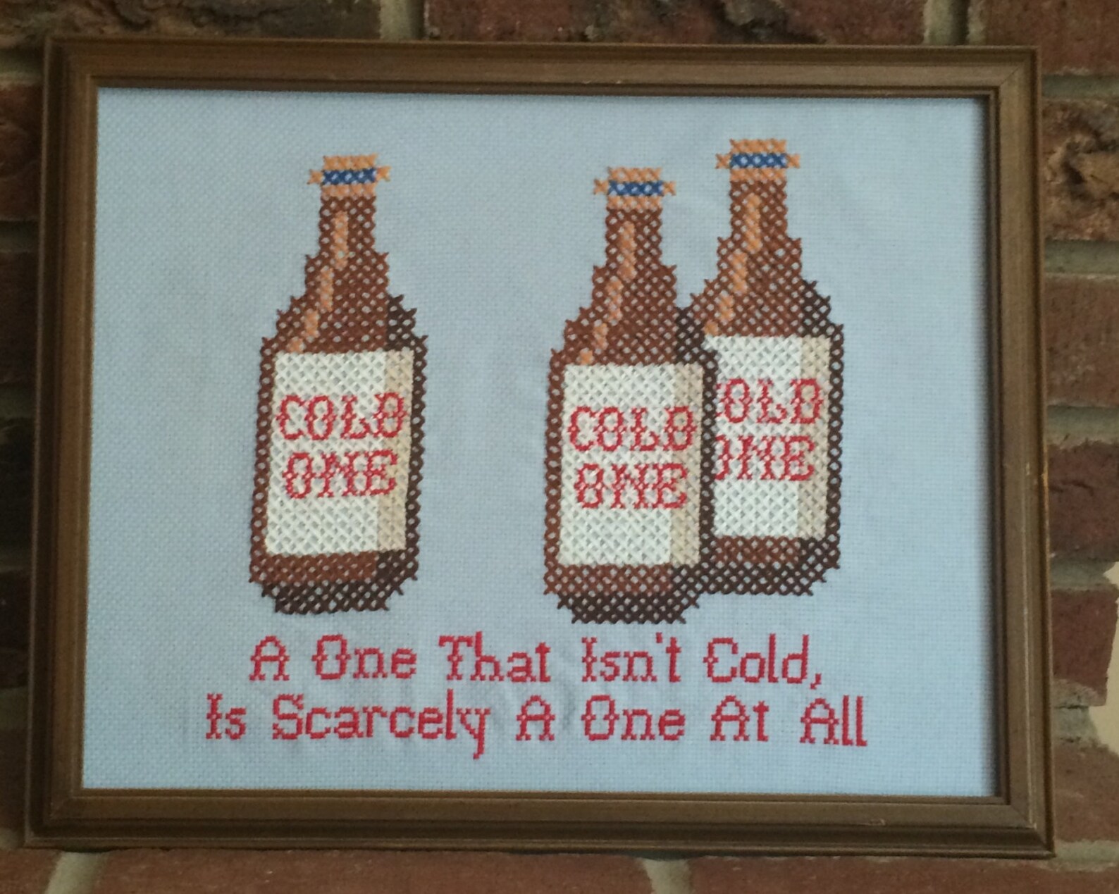 Cross Stitch Pattern Homestar Runner / Strong Bad Email Cold Ones - Etsy