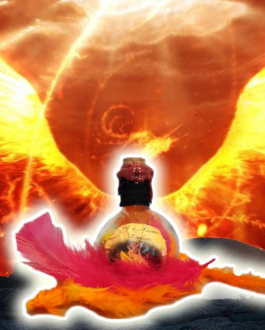 Blazing Phoenix Feathers - Etsy