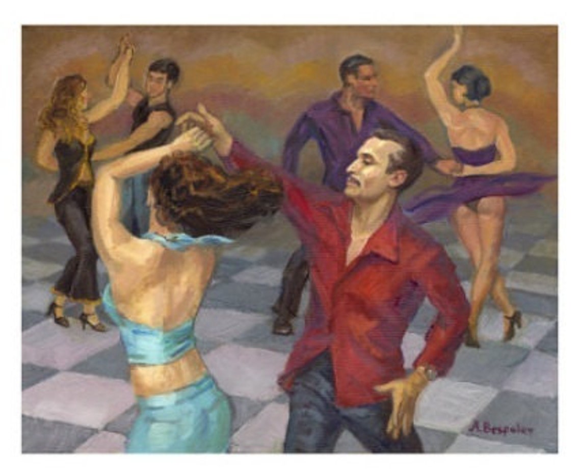 Salsa Dance Art Print – "smooth Salsa" Poster or Canvas - Etsy