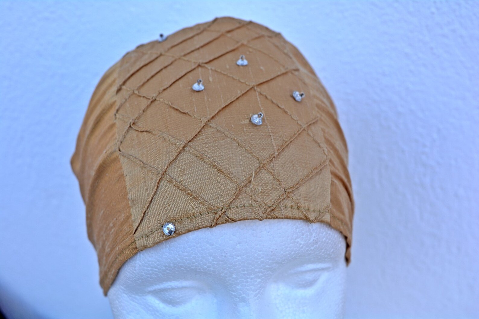 Gold Headband, Silk Head Band, Running Turban, Silk Turban, Gold Turban ...