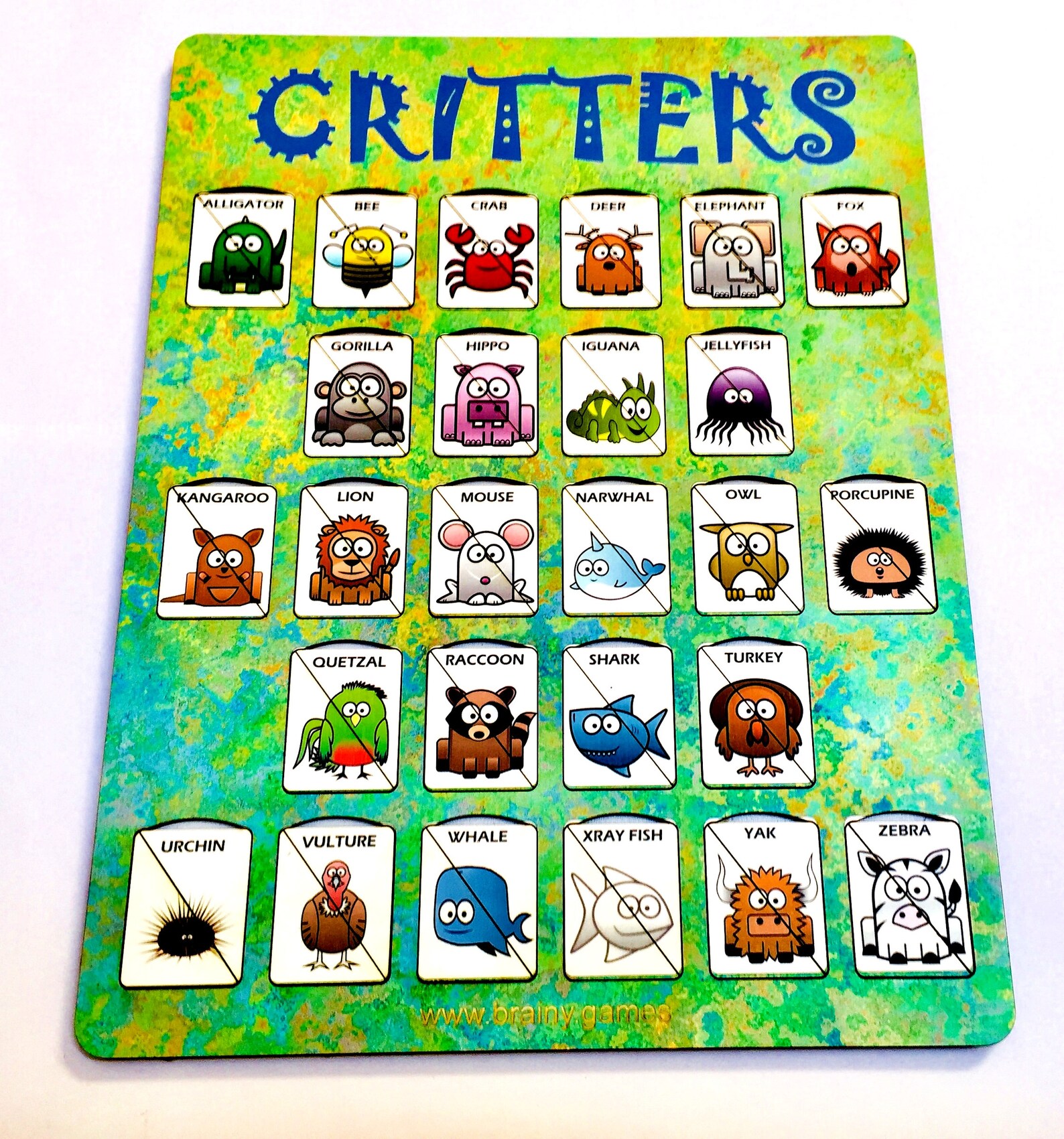 A-Z Animals Alphabet Matching Games | Critters - Etsy