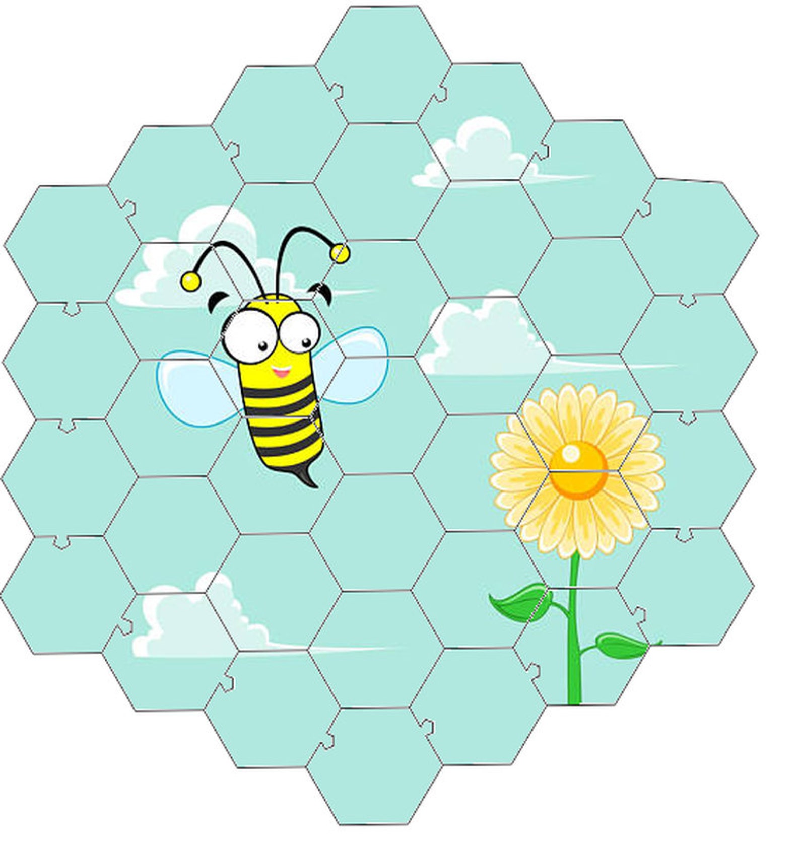 Bee Hive Puzzle | Etsy