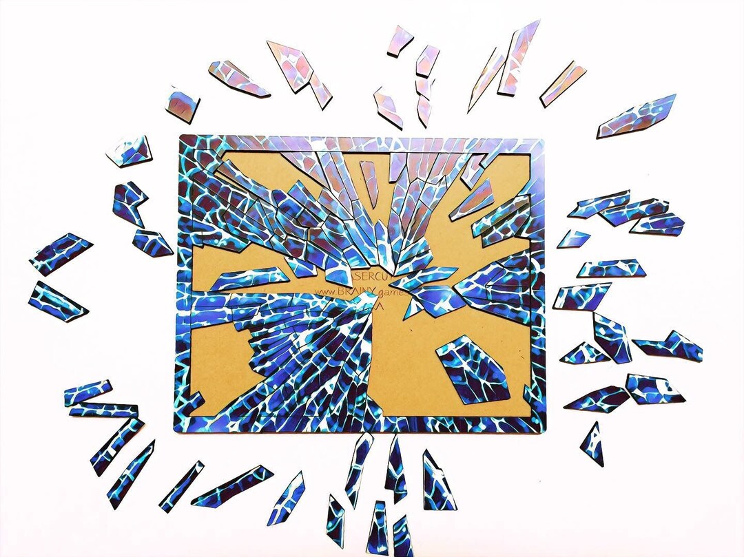 Shattered Shards of "glass" Puzzle - Etsy