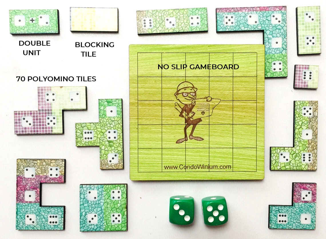 Condowinium Tetris-like Stacking Game With Polyominoes - Etsy Canada