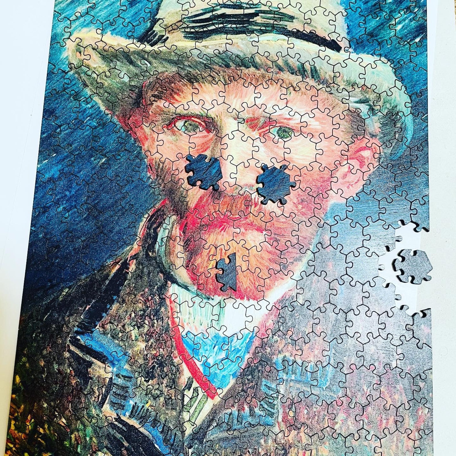 Van Gogh Puzzle Self Portrait - Etsy