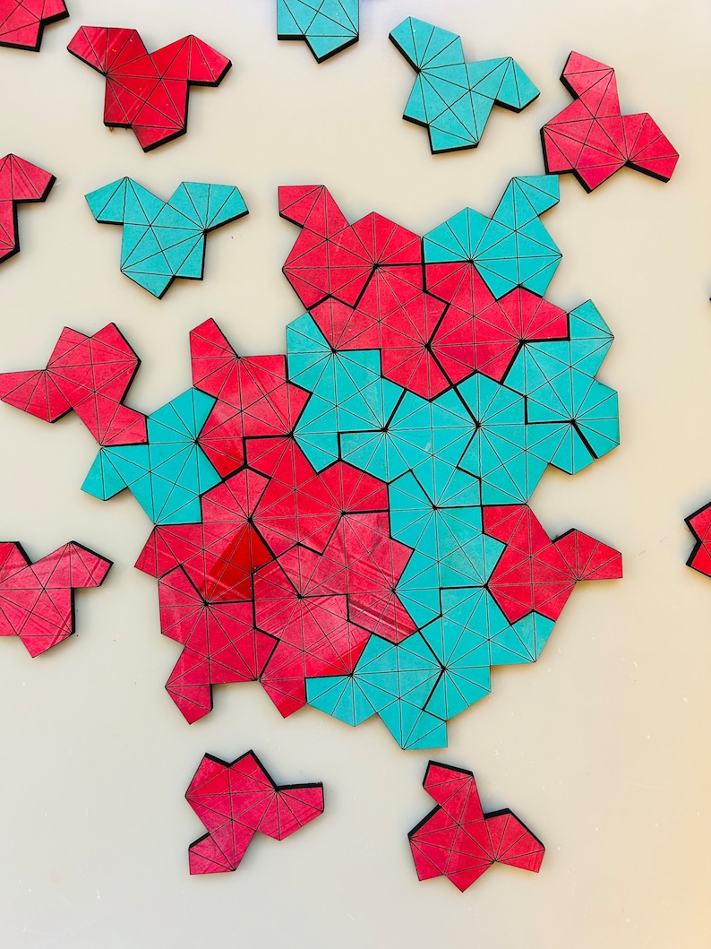 Lasercutting Files for Aperiodic Einstein Hat Polykite Tiles - Etsy