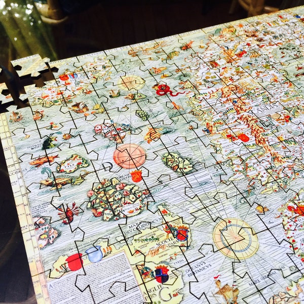 Magnetic World Map Puzzle - Etsy