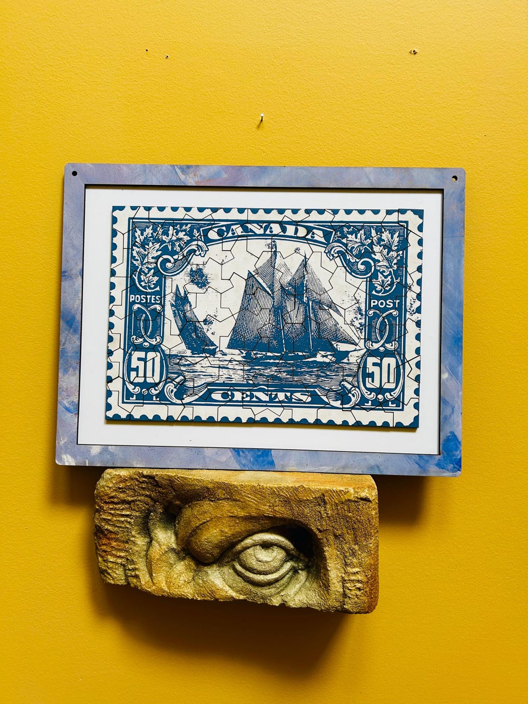 Bluenose Schooner Canadian Stamp Magnetic Wall Hanging Puzzle - Etsy Canada