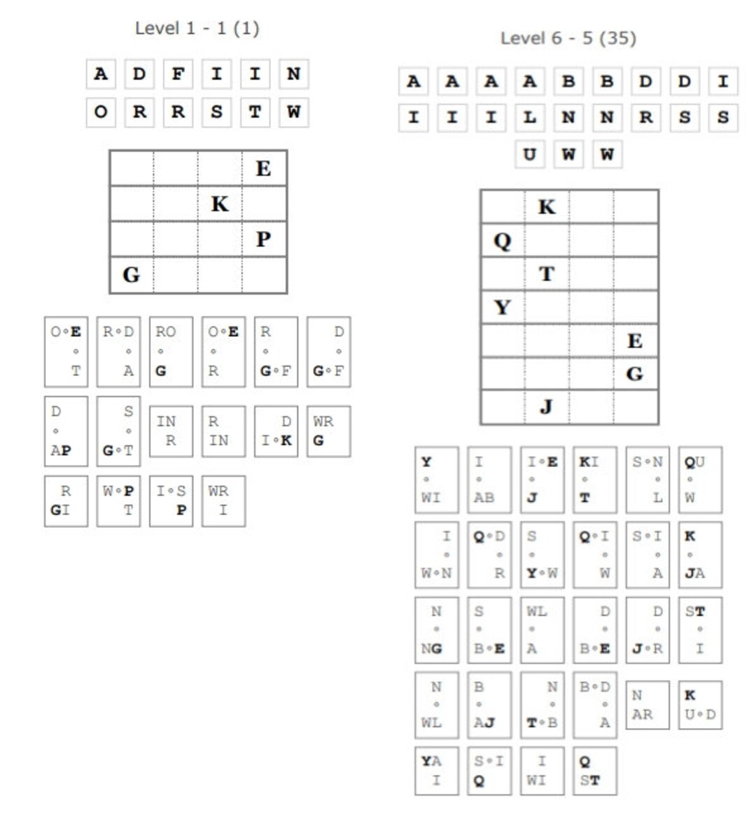 Lost Letters Word Game Chapter One | Levels 1 - 6 | Instant Download - Etsy