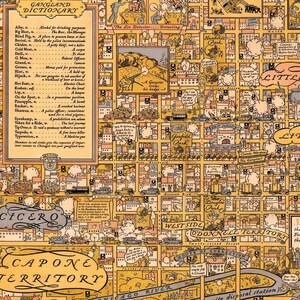 Chicago Gangland Map - Etsy