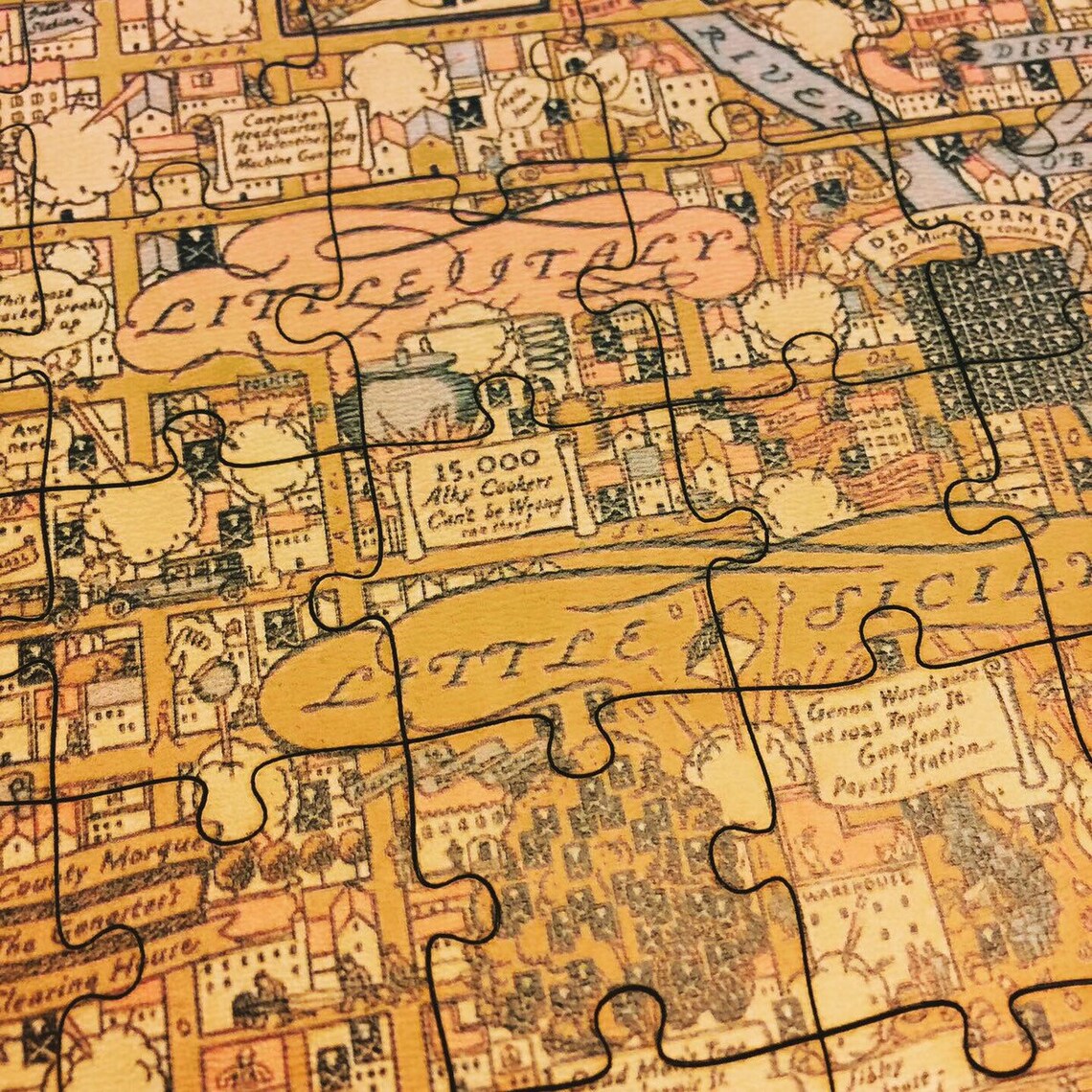 Chicago Gangland Map | Etsy