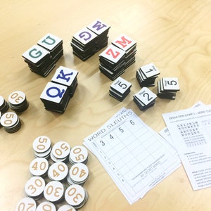 Word Sleuths A Tabletop Word Game of Deduction and - Etsy