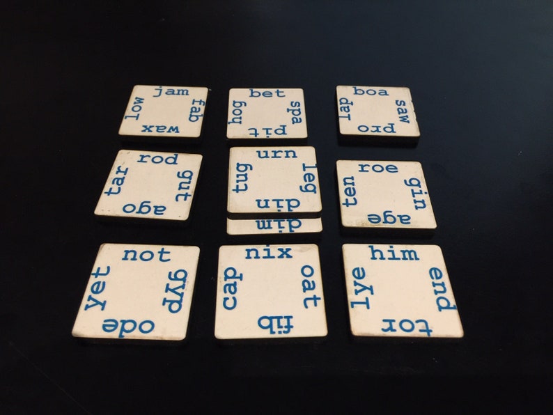 Three-letter Words Game Pair Three Word Association Game - Etsy