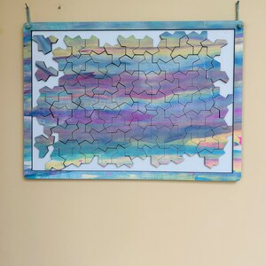 Magnetic Wall Artwork Puzzles From Aperiodic Polykite Einstein Hat ...
