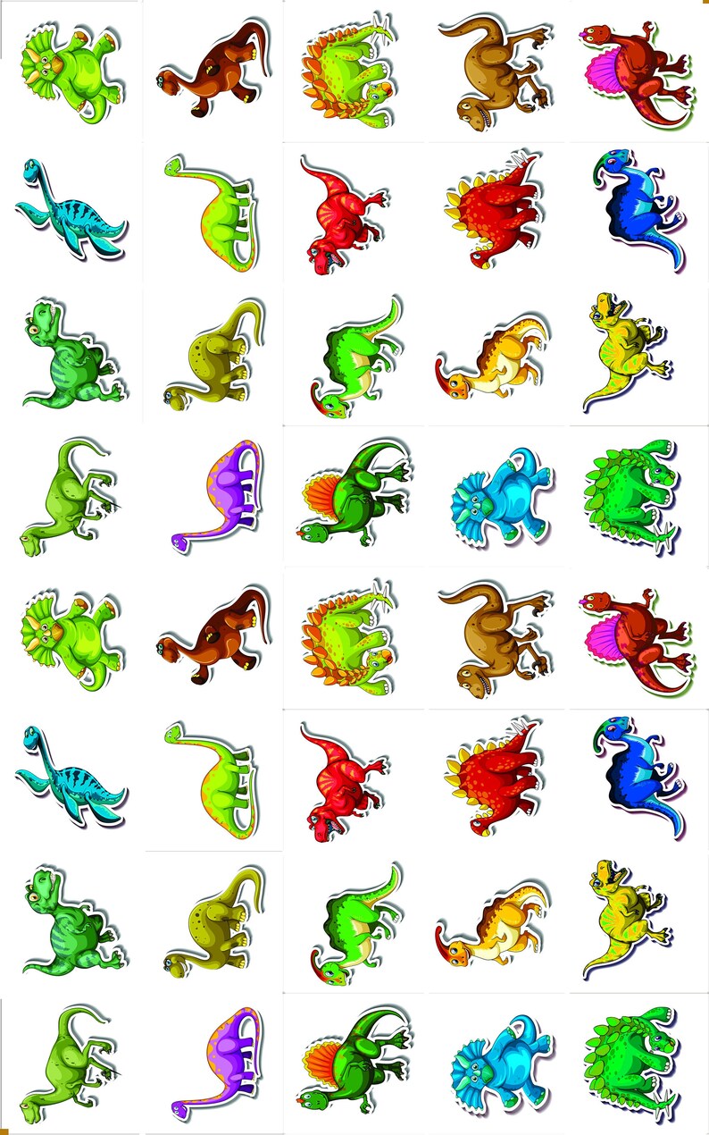 Memory Match Card Games Concentration Style Game for Kids - Etsy