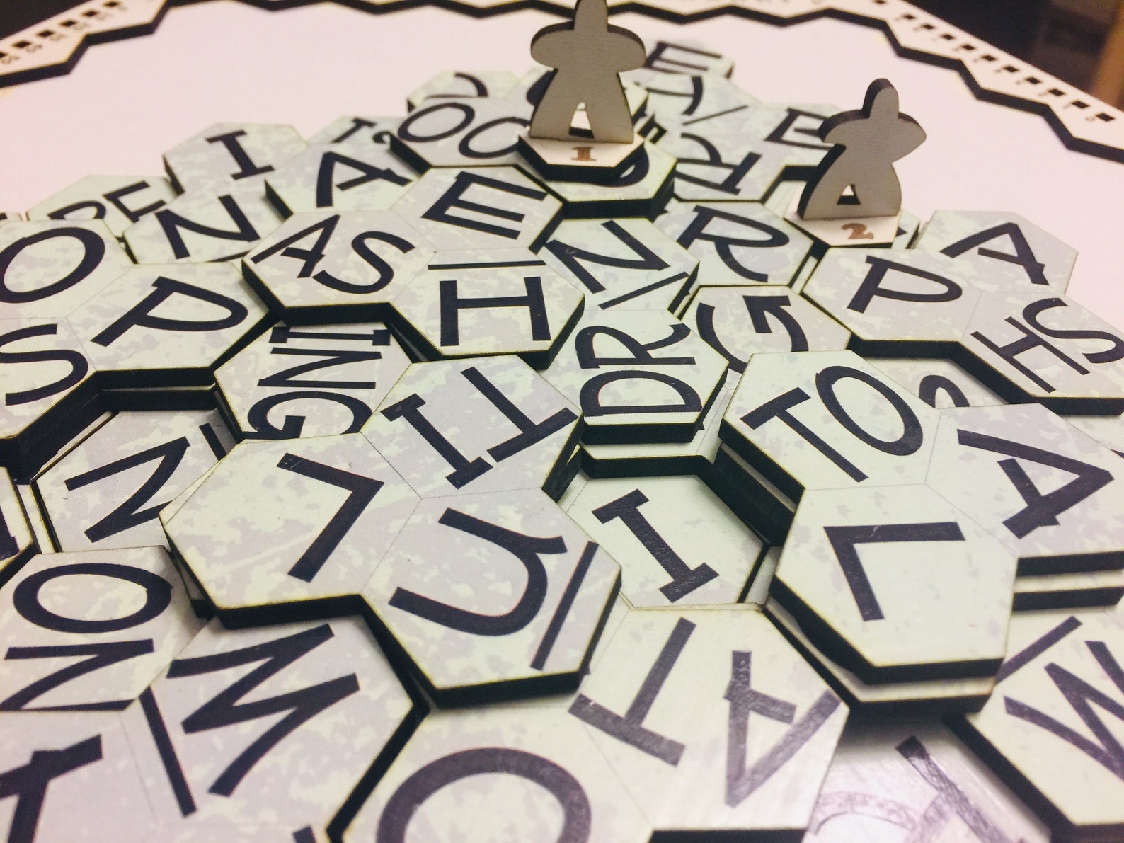 Hexagonal Word Search Spelling Game - Etsy